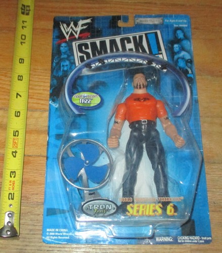 2000 WWF WWE Jakks Tazz Taz Smackdown Series 6 Wrestling Figure ECW 13 ...