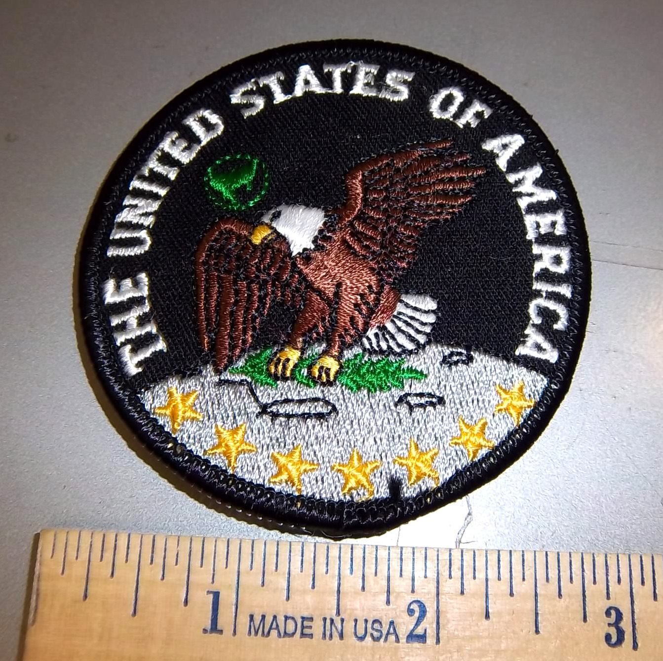 Bald Eagle NASA Apollo style embroidered Iron on Patch, new unused ...