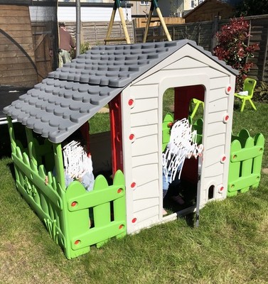 Chad Valley Farm House Kids Playhouse Outdoor Garden Toy | eBay UK