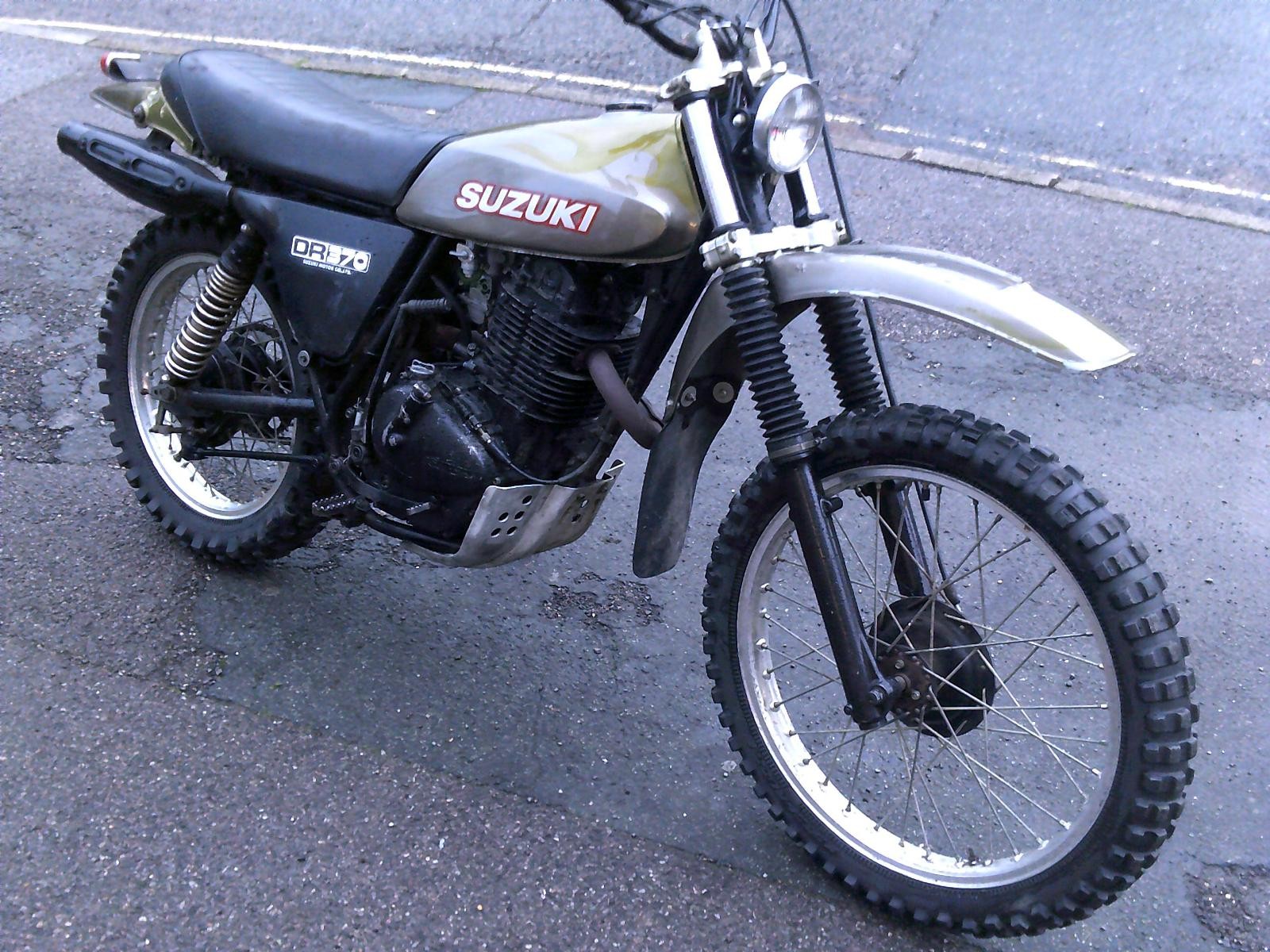 1978 Suzuki DR370 SP370 4 Stroke Trail Bike Great Project US Import ...