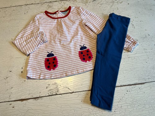 Girl's MINI BODEN/TEA COLLECTION Size 3-4 Lady Bug Theme Outfit | eBay