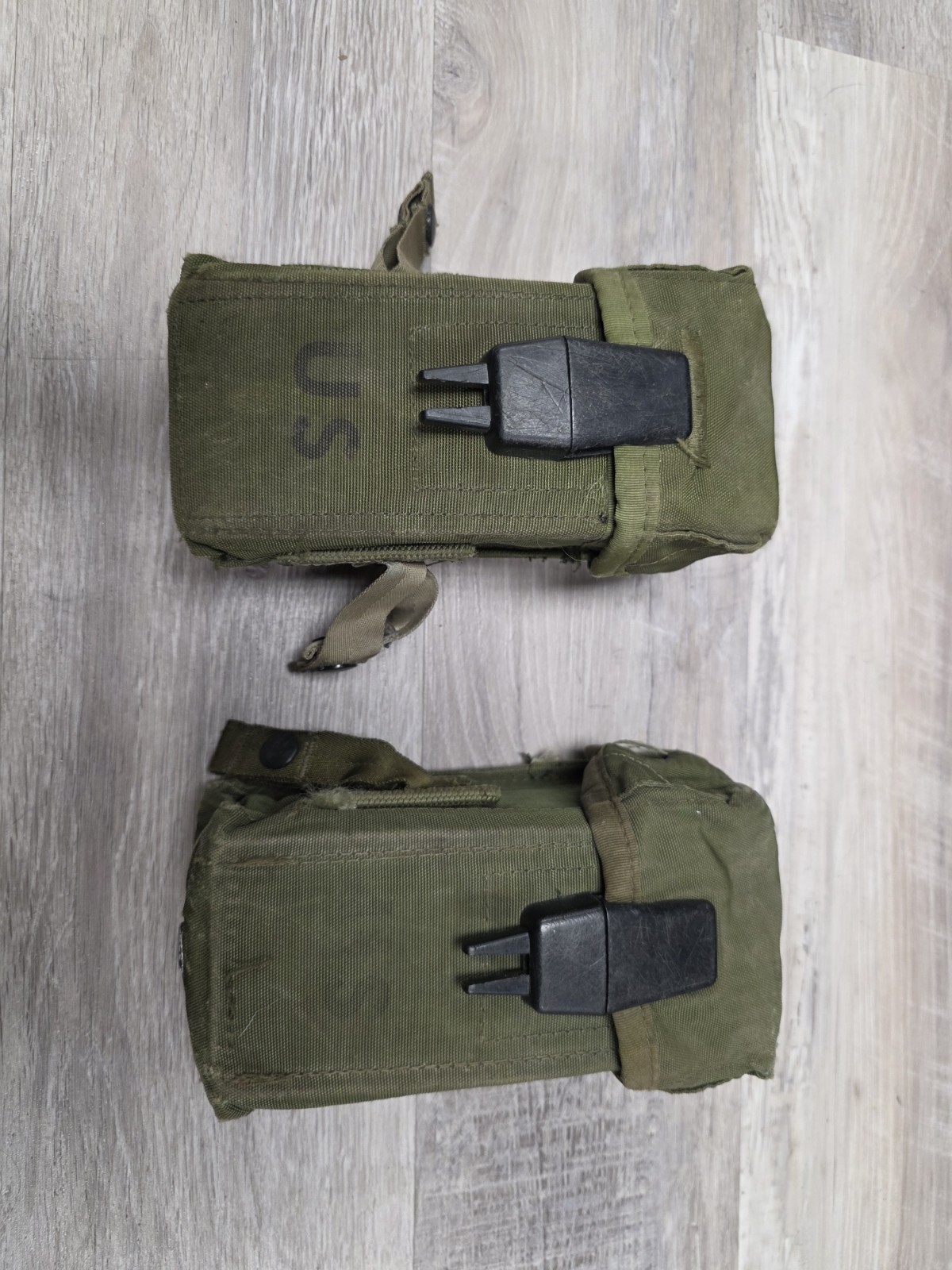 US Vietnam War M1967 30 Round Magazine Pouch Pair | eBay
