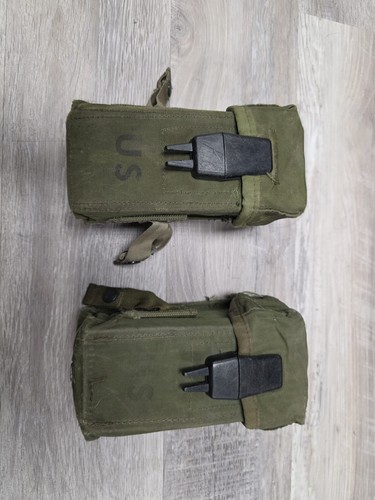 US Vietnam War M1967 30 Round Magazine Pouch Pair | eBay