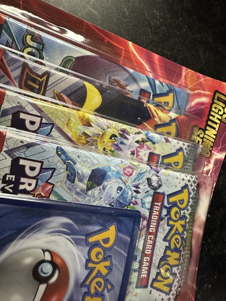 Pokemon TCG Lightning Set 4 Packs + 1 Bonus Card! Brand New/Sealed! | eBay