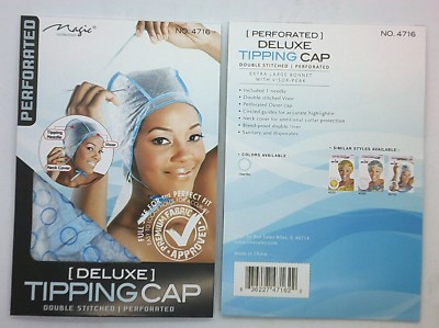 CHOOSE QUANTITY --DELUXE HAIR TIPPING CAPS WITH NEEDLE .PERFORATED | eBay