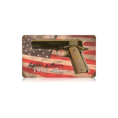 Colt .45 Metal Sign - Hand Made in the USA with American Steel | eBay