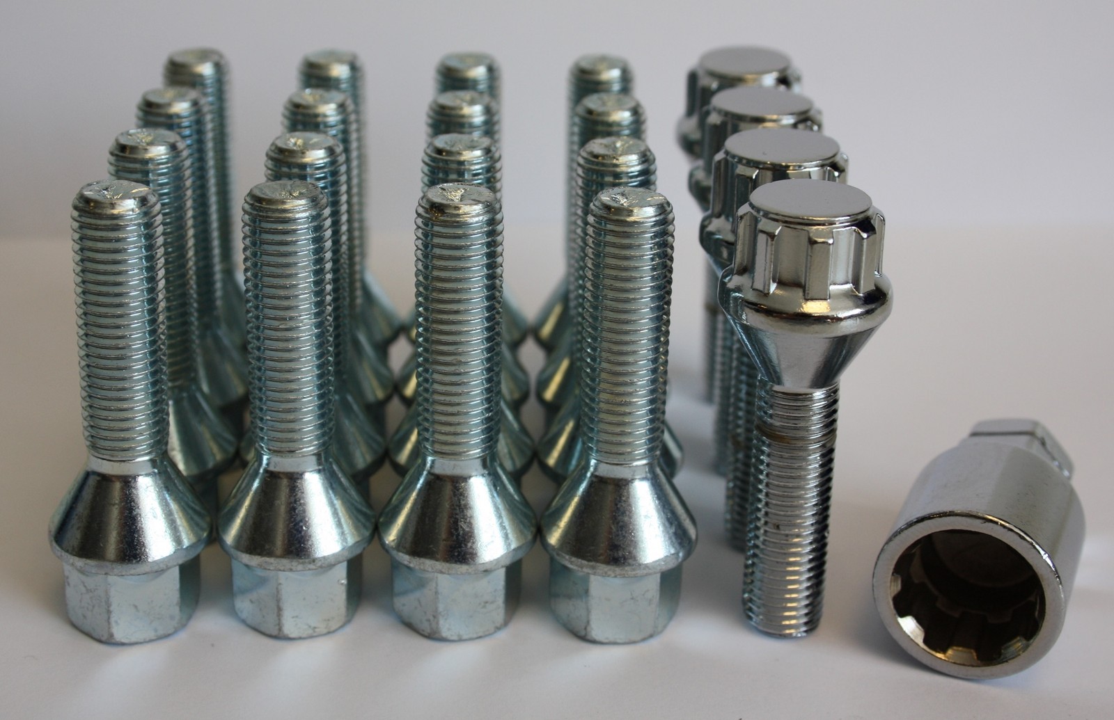 16 X M12 X 1.5 35MM WHEEL BOLTS & LOCKING BOLT FIT OPEL CORSA D GT ...