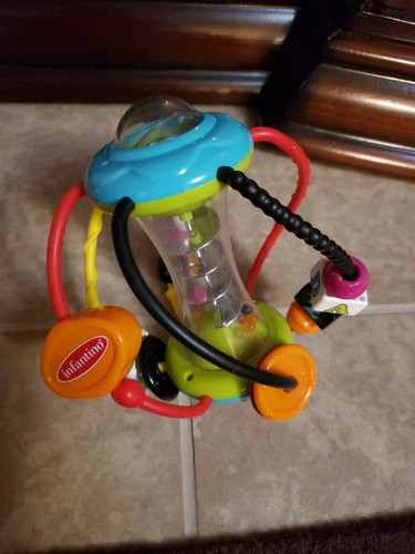 Infantino Magic Beads Activity Sensory Ball,Rattle,Squeaker Baby Toy | eBay