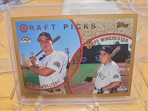 1999 TOPPS MLB DRAFT PICKS MATT HOLLIDAY JEFF WINCHESTER #442 ROOKIE ...