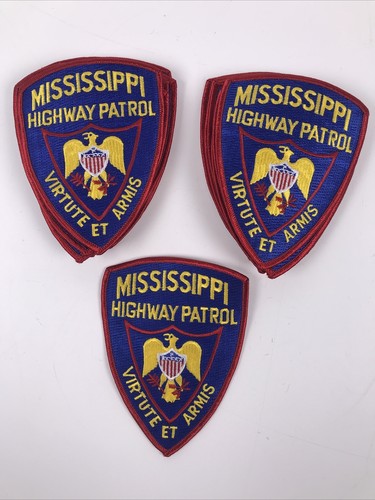 19 MISSISSIPPI MS HIGHWAY PATROL NICE SHOULDER PATCH POLICE SHERIFF 5 ...