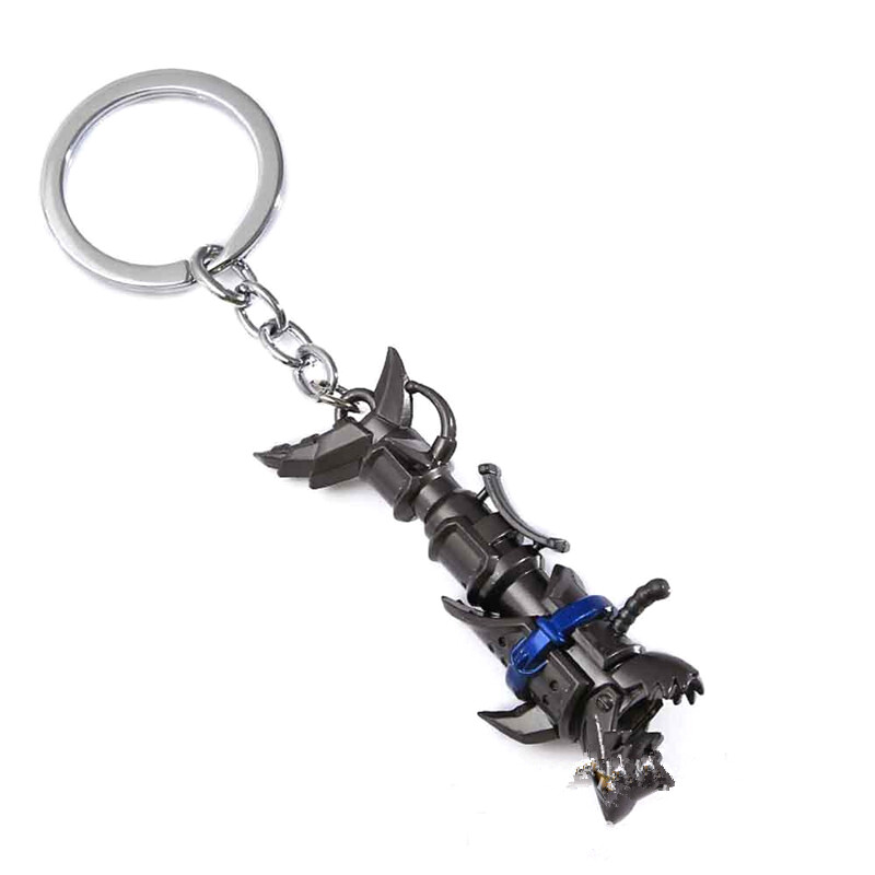 Leaguef of Legendes Jinx Cannon LOL Keychain Metal Key Rings For Gift ...