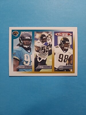 MARCUS STROUD GREG FAVORS JOHN HENDERSON 2005 TOPPS TOTAL FOOTBALL ...