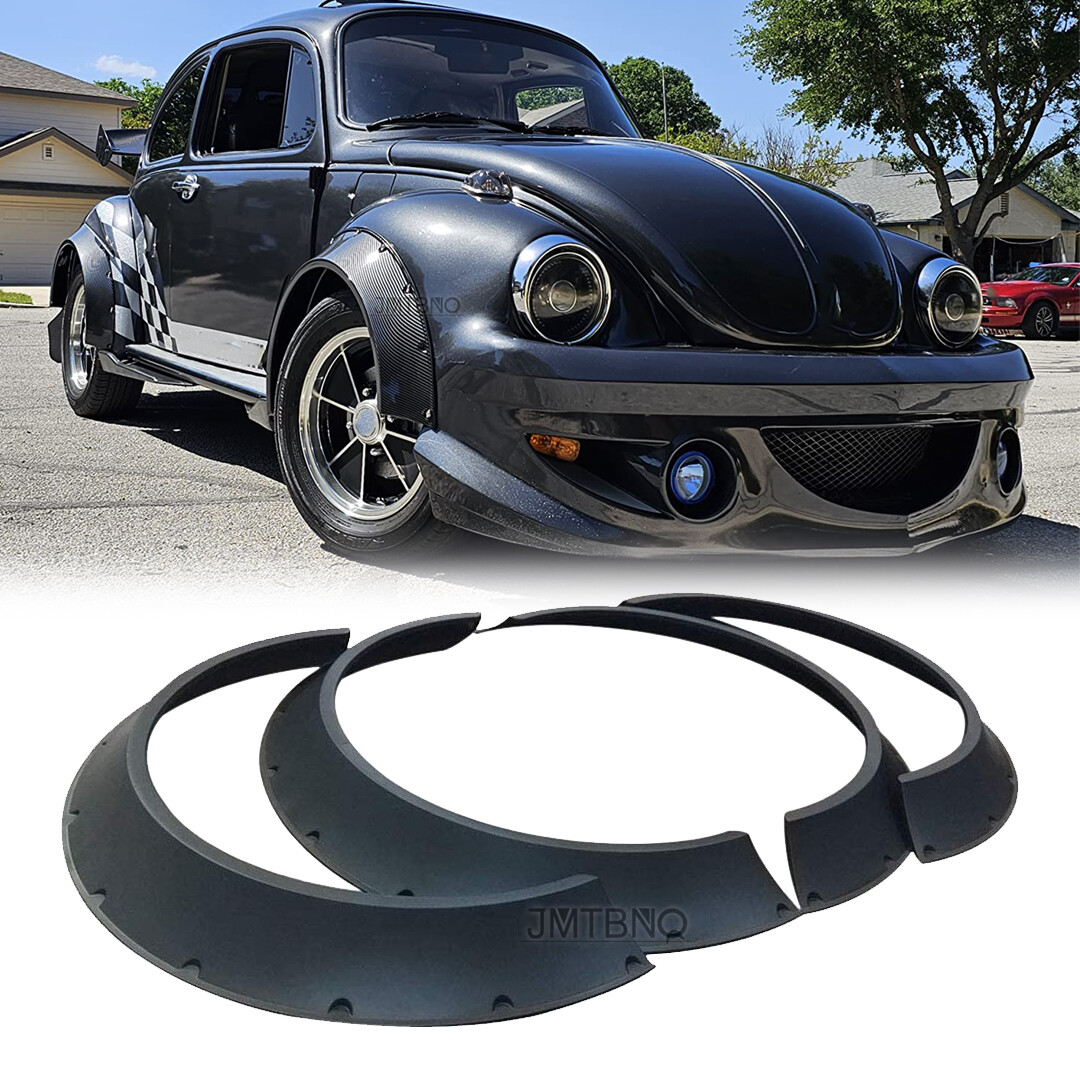 For VW Beetle 1950-2019 4.5'' Car Fender Flares Extra Wide Body Kit ...