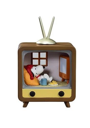 Miniatures Peanuts Snoopy Antique Diorama Collection Terrarium TV | eBay