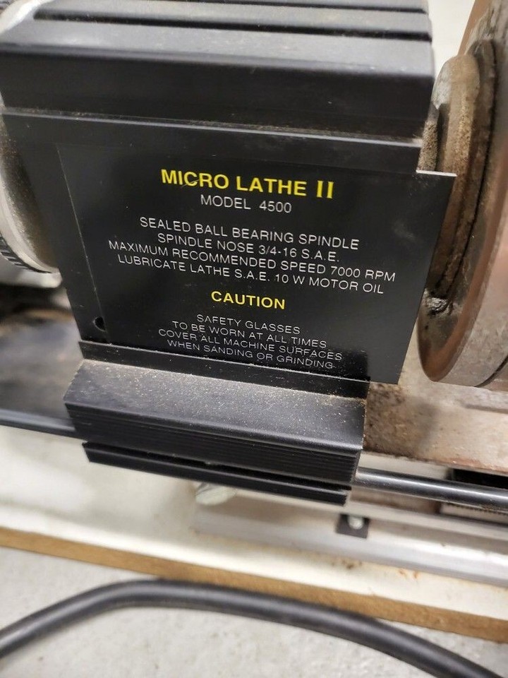 Taig Micro Lathe II Model 4500 With Dayton Belt Drive Motor | eBay