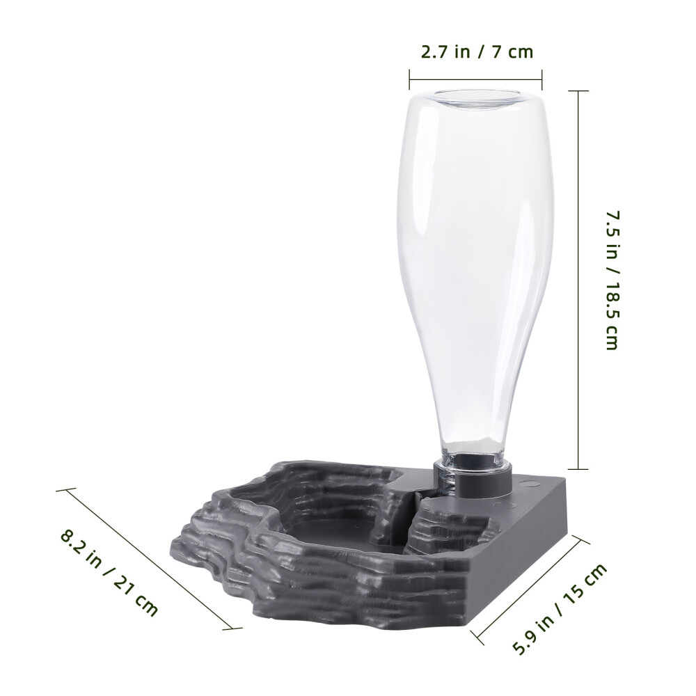 Feeder Reptile Automatic Water Pet Dispenser Food Container Animal | eBay