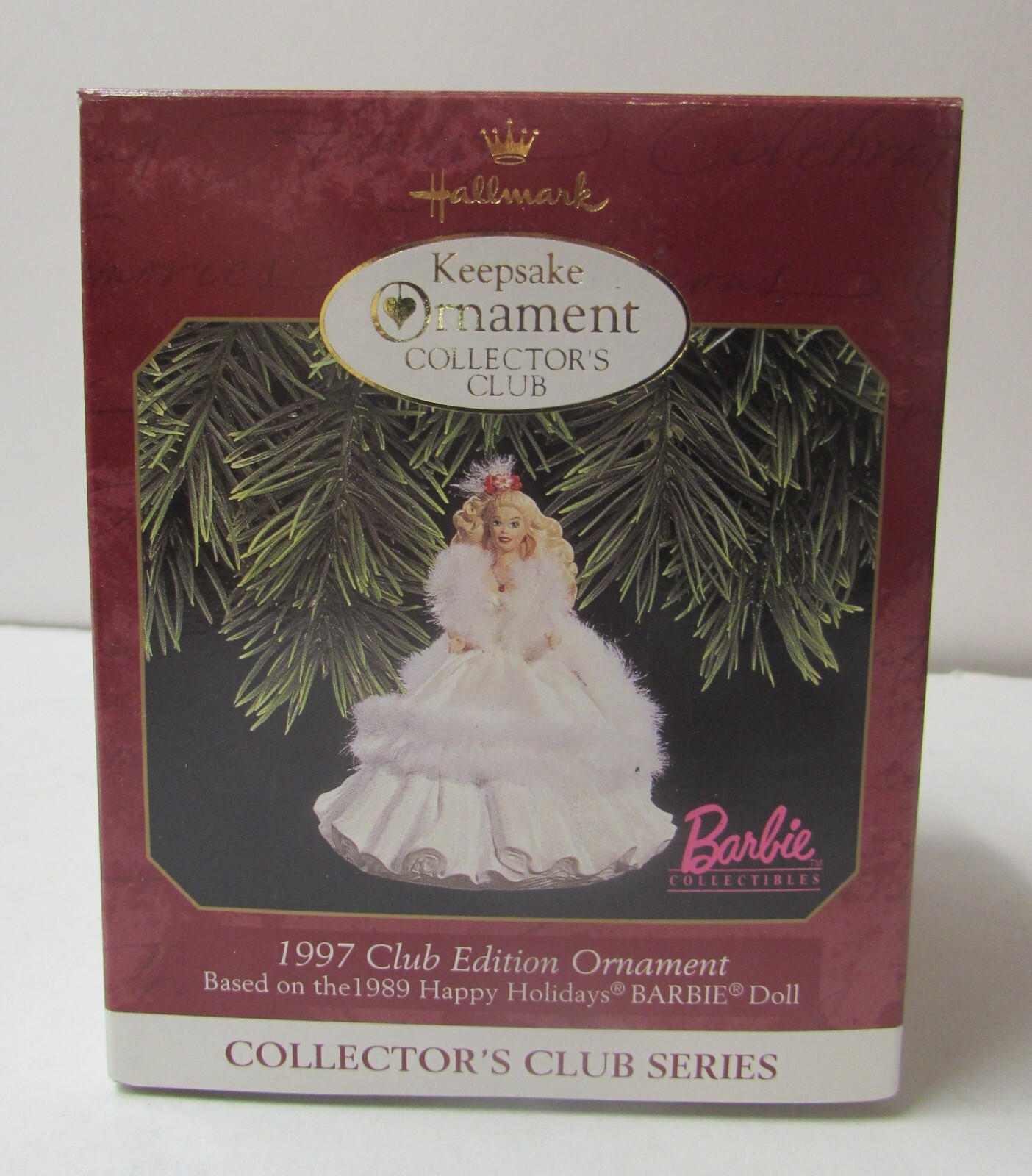 1997 Club Edition Ornament - Hallmark Keepsake 1989 Happy Holidays ...