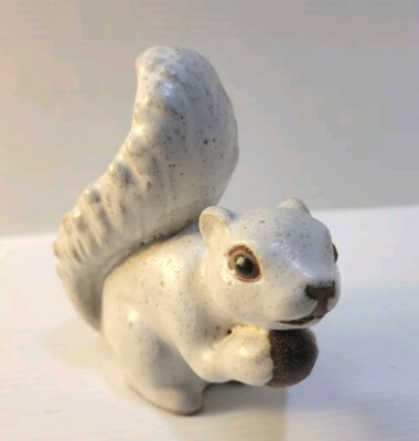 Omnibus Fitz & Floyd White Squirrel with Acorn Speckled Stoneware | eBay