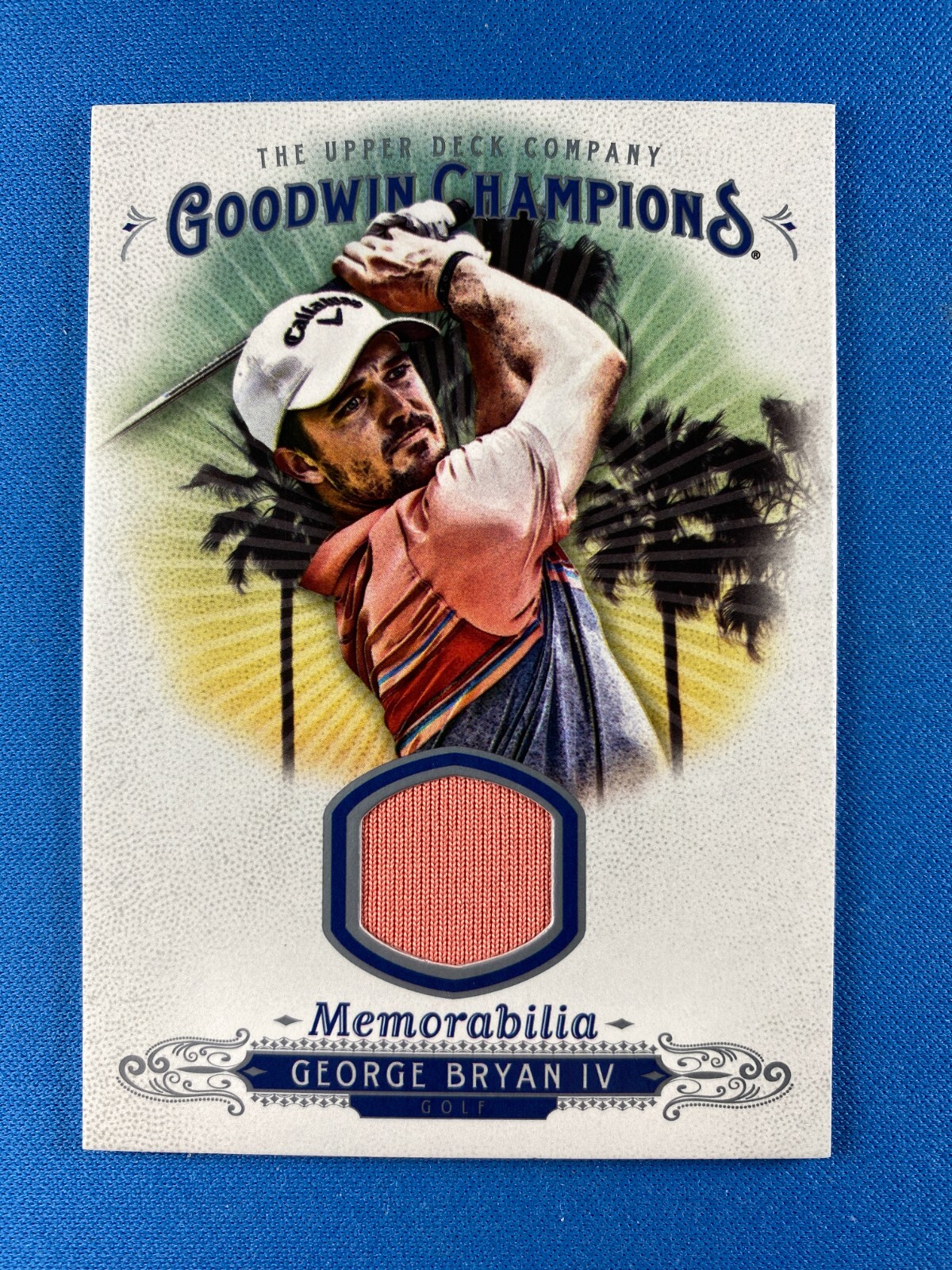 2018 Upper Deck Goodwin Champions - Memorabilia #M-GB George Bryan IV ...