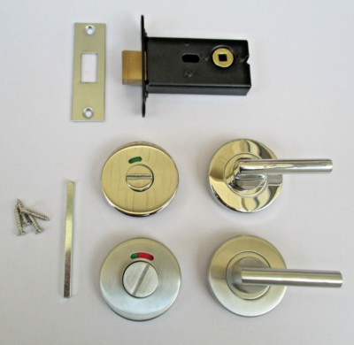 Bathroom door lock Thumb Turn indicator emergency Release Toilet ...