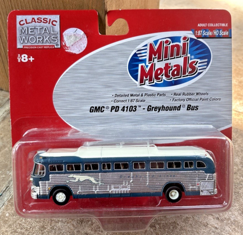 CMW Mini Metals 32104 HO Scale GMC PD 4103 Greyhound Bus NIP | eBay