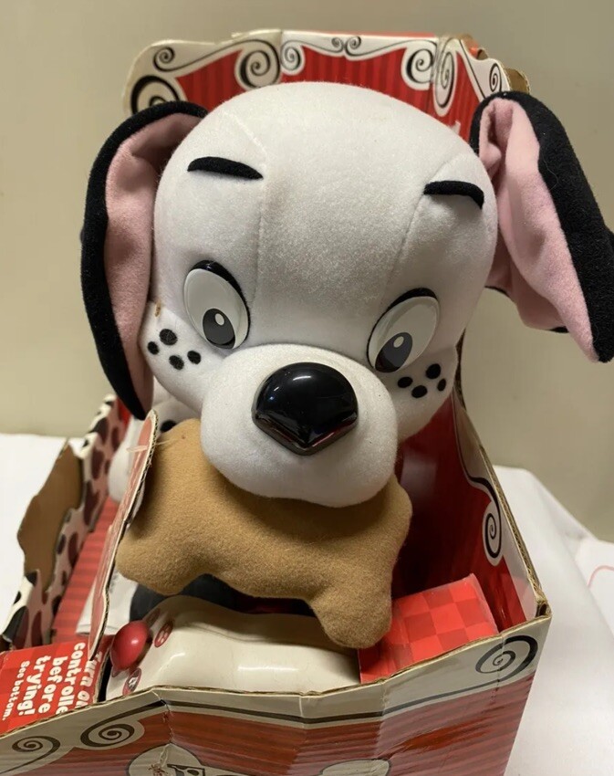 Vtg LITTLE DIPPER Walk & Wag Electronic 101 DALMATIAN Puppy Dog Plush ...
