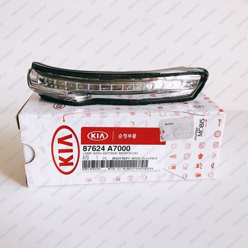 87624 A7000 Genuine OEM LED Side Mirror Signal Lamp Right RH For KIA ...