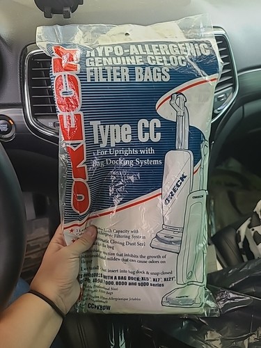 8-Pack Genuine Oreck Type CC Hypo Allergenic CCPK8DW Vacuum Filter Bags ...