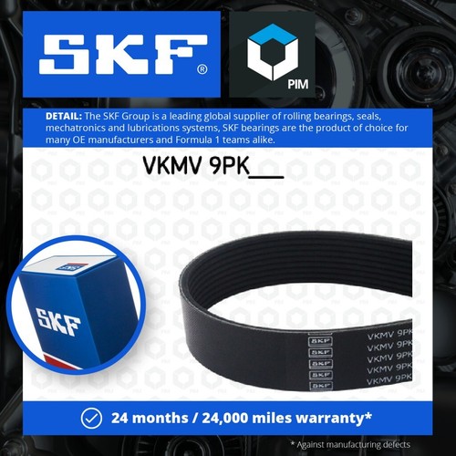 9 Rib Multi V Drive Belt VKMV9PK2250 SKF 99369K2250 Genuine Quality ...