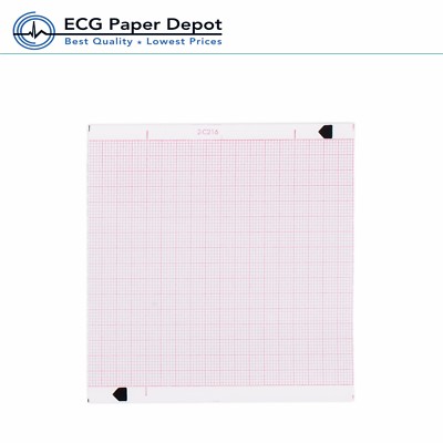 Zoll ECG Machine Recording Red Grid Paper 8000-0300 EKG Chart Roll 60 ...