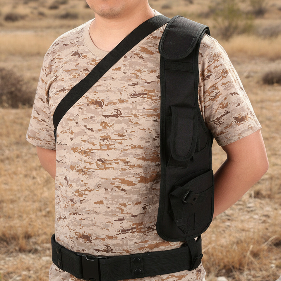 Tactical Pistol Shoulder Holster Concealed Carry Gun Underarm Hidden ...