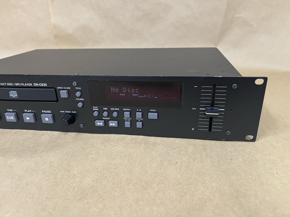 Denon DN-C635 Compact Disc MP3 Player Audio Stereo CD Rack Mount TESTED ...