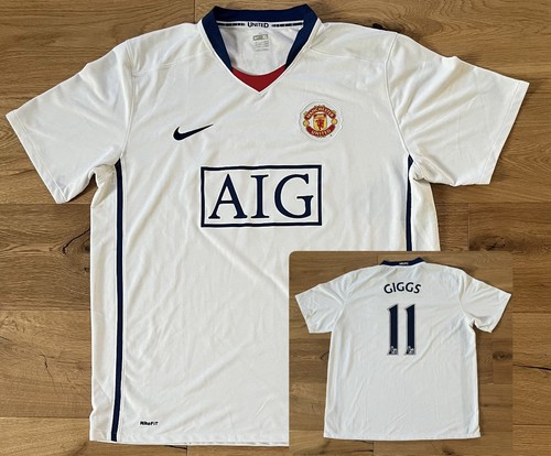 Manchester United 2008-09 Away Kit Nike Jersey XL Giggs 11 | eBay
