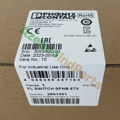 New Phoenix Contact FL SWITCH SFNB 5TX 2891001 Industrial Ethernet ...