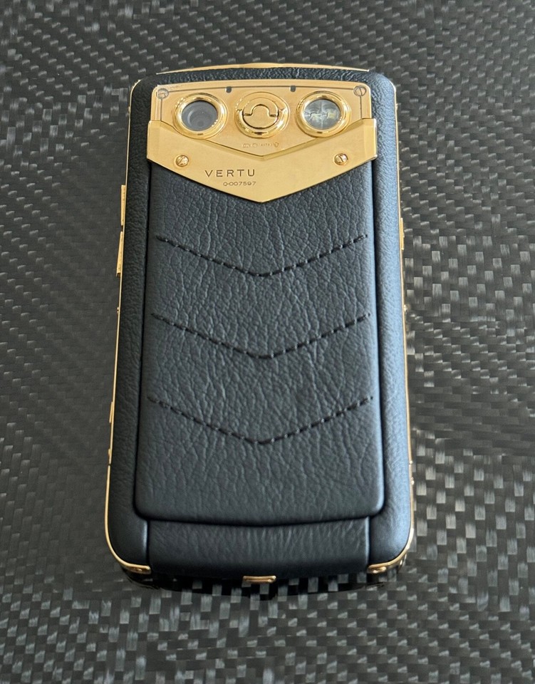 VERTU Constellation QUEST 18K Yellow Gold GLOBAL GSM LUXURY PHONE MSRP ...