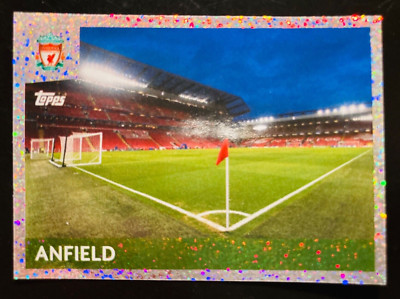 2019-20 Topps UEFA Champions League #271 Liverpool Anfield Stadium foil ...