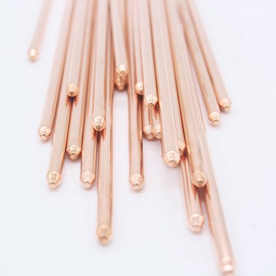 50-300mm Length 5mm Diam Cooling Round Rod Copper Heatsink Heatpipe ...