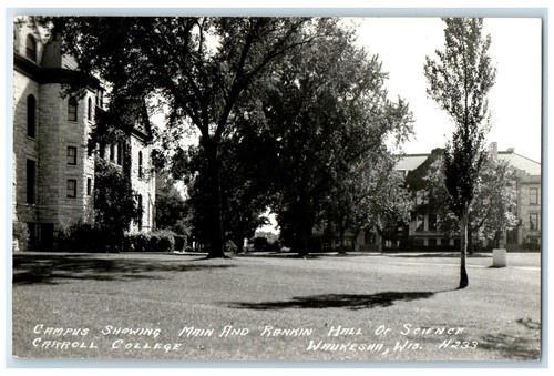 1940 Campus Main Rankin Hall Science Carroll College Waukesha Wisconsin ...