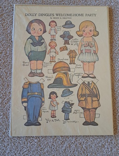 Dolly Dingles Welcome Home Party By Grace G. Drayton Paper Dolls Uncut ...