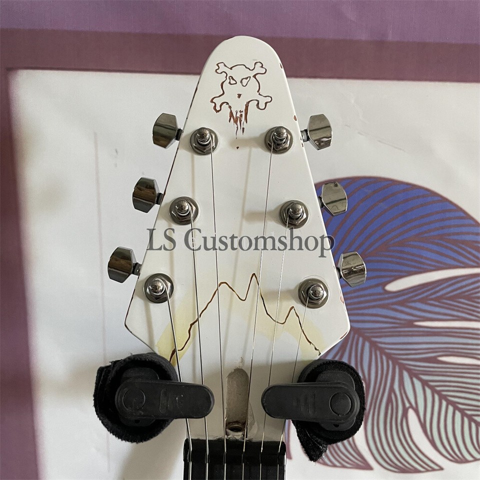 James Hetfield Fly V “Kill ‘Em All” Electric Guitar Metallica Aged OGV ...