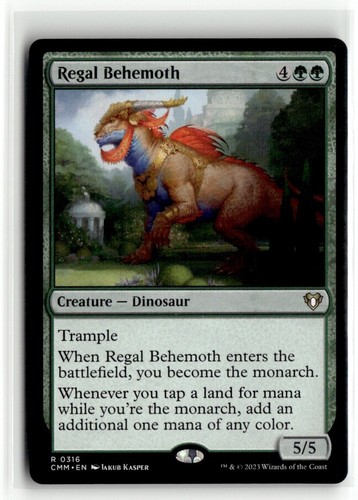 2023 MTG CMM Regal Behemoth R Creature #316 | eBay
