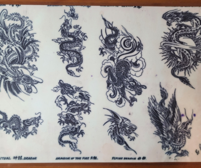 Pinky yun tattoo flash | Orangetattooshop.com