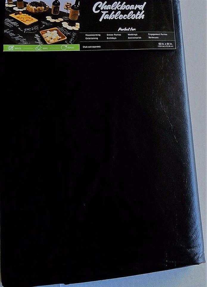 CHALKBOARD TABLECLOTH'S Assorted Sizes WRITE-WIPE-REPEAT | eBay
