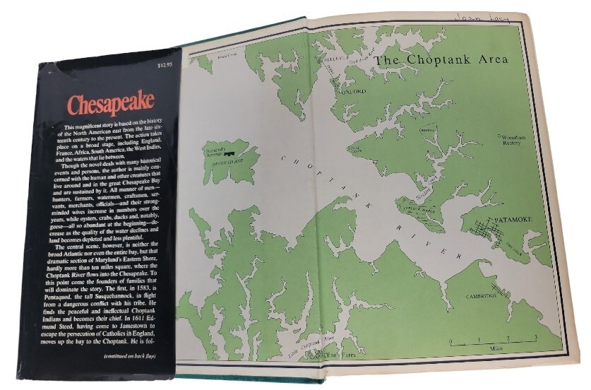 Chesapeake A Novel by James A. Michener Copyright 1978 Hardcover Random ...