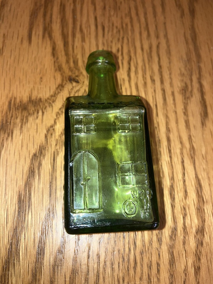 Vintage Wheaton Blue Glass Balsam of Life The King's Patent Green ...