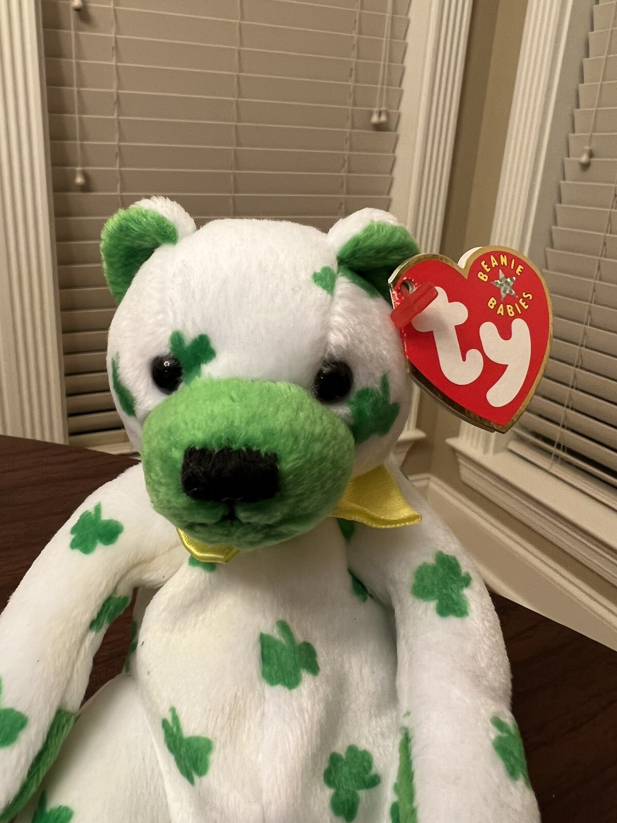 Ty Beanie Baby “Clover” St. Patrick’s Day 7.5-Inch Bear Plush 2001 | eBay