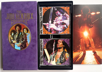 THE JIMI HENDRIX EXPERIENCE 4 CD BOX SET PURPLE VELVET HOLOGRAM COVER ...