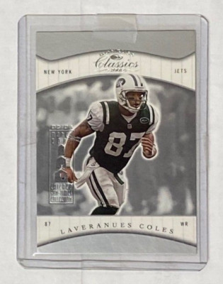 2001 Donruss Classics Chicago Collection #62 Laveranues Coles Jets ...