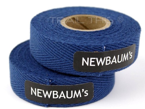 2-Rolls Newbaum's Dark Blue Cotton Cloth Road Bicycle Bar / Handlebar ...