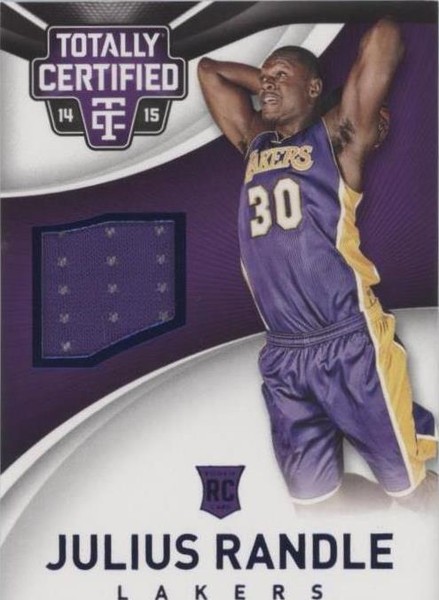 2014-15 Panini Totally Certified - Jerseys Blue #82 Julius Randle /199 ...